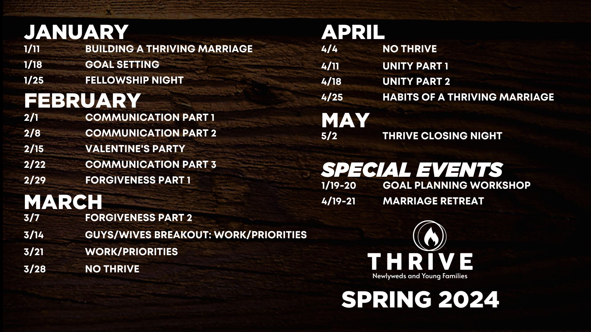 Thrive: Newlyweds & Young Families - Compass Bible Church